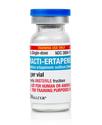 Practi-Ertapenem Sodium™ (Invanz) 1 g/10 mL White Powder Vial For Trai ...