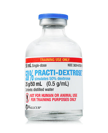 Practi-Dextrose™ 25g / 50mL Vial For Training – Anchor Simulation