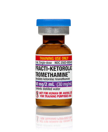 Practi-Ketorolac Tromethamine™ (Toradol) 60mg / 2mL Tint Vial For Trai ...