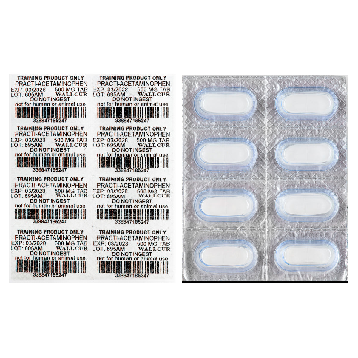 Practi-Acetaminophen 500 mg Oral Med (for training) – Anchor Simulation