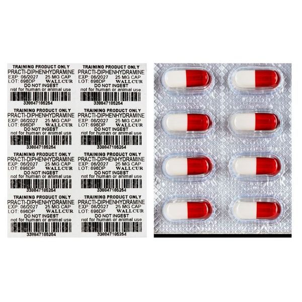 Practi-Diphenhydramine Oral Medication (for training) – Anchor Simulation