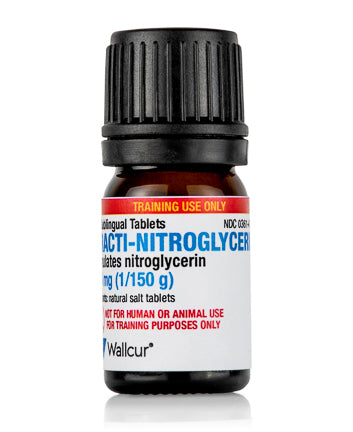 Practi-Nitroglycerin™ Sublingual Tablets (for training) – Anchor Simulation