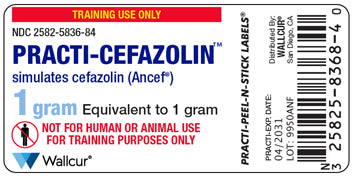 Practi-Cefazolin™ Peel-N-Stick Labels (for training) – Anchor Simulation