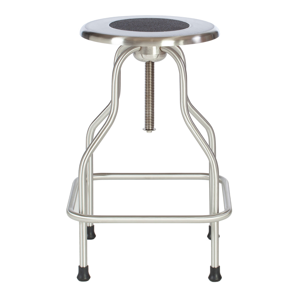 Stainless Steel Revolving Stool with Foot Ring – Anchor Simulation