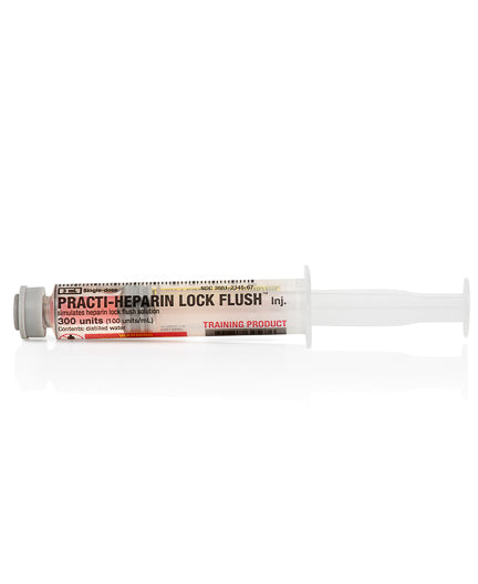 Practi-Heparin Lock Flush 3 mL Syringe™ For Training – Anchor Simulation